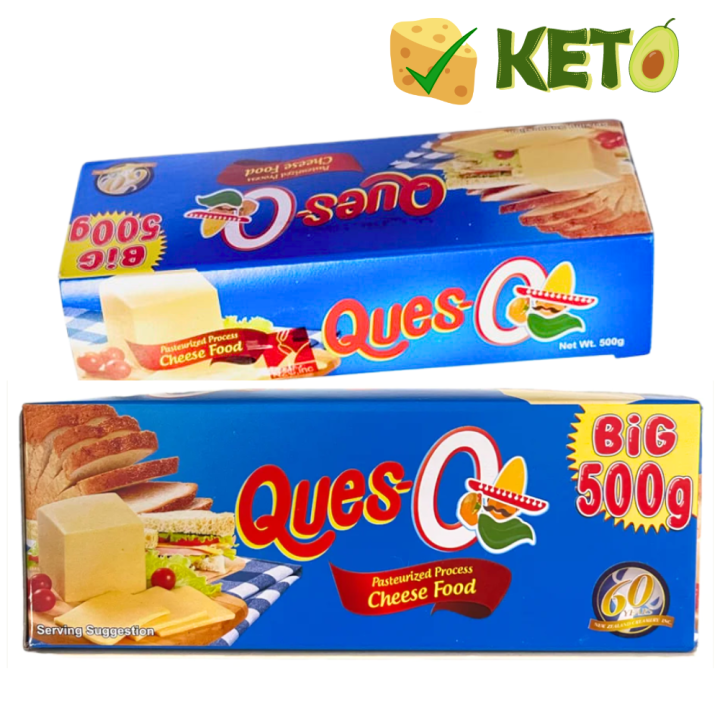 KETO Cheese QUES-O Pasteurized Cheese (BIG) 500 Grams | Lazada PH