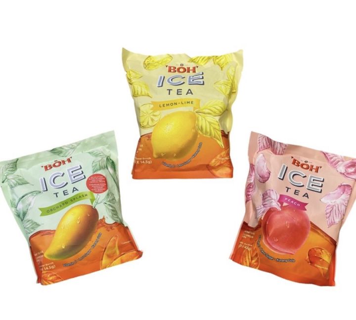 โบ๊ ชา ผลไม้ 20 ซอง BOH ICE TEA | Lazada.co.th