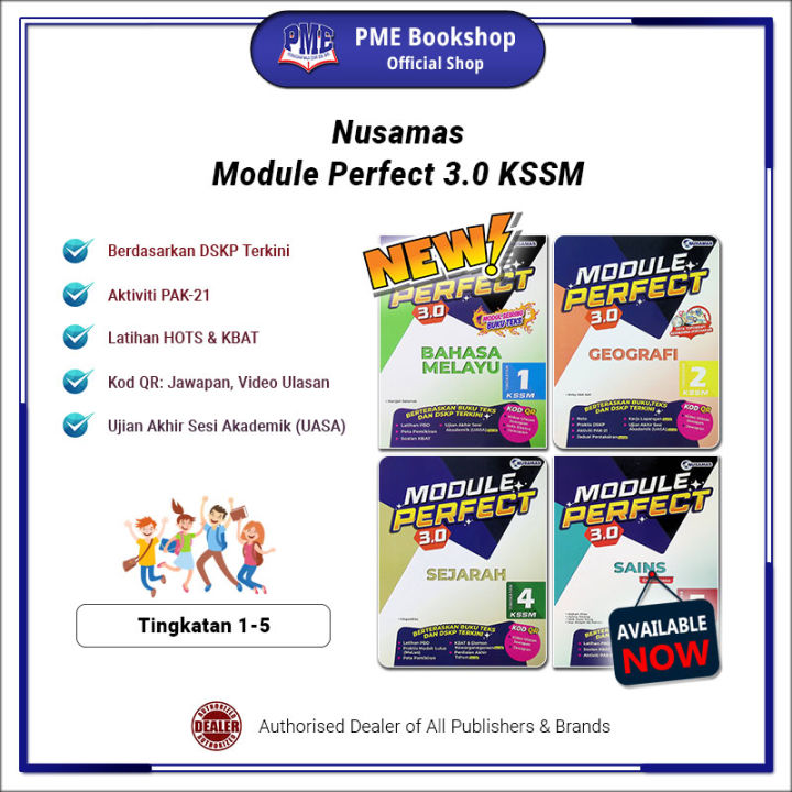 【PME Bookshop】 (2025 SMK/SMJK Buku Sekolah) Nusamas: Module Perfect 3.0 ...