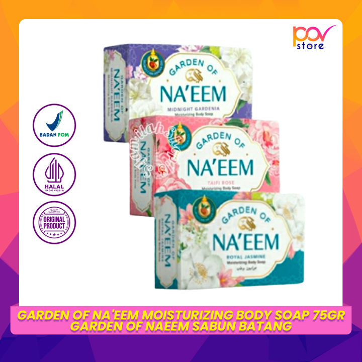 Garden Of Na'eem Moisturizing Body Soap 75gr - Garden Of Naeem Sabun ...