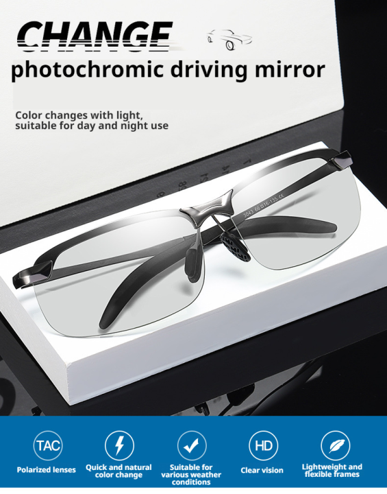 pici123 men's outdoor sports glasses day and night polarized color ...