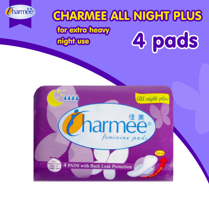 Charmee All-Night Plus Feminine Pads Napkin | Lazada PH