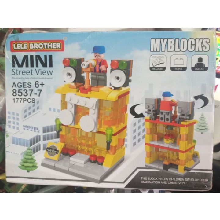 LEGO sembo block ร้านค้า เลโก้ ลดราคาพิเศษ Pepsi kfc Dior ร้านอาหาร ...