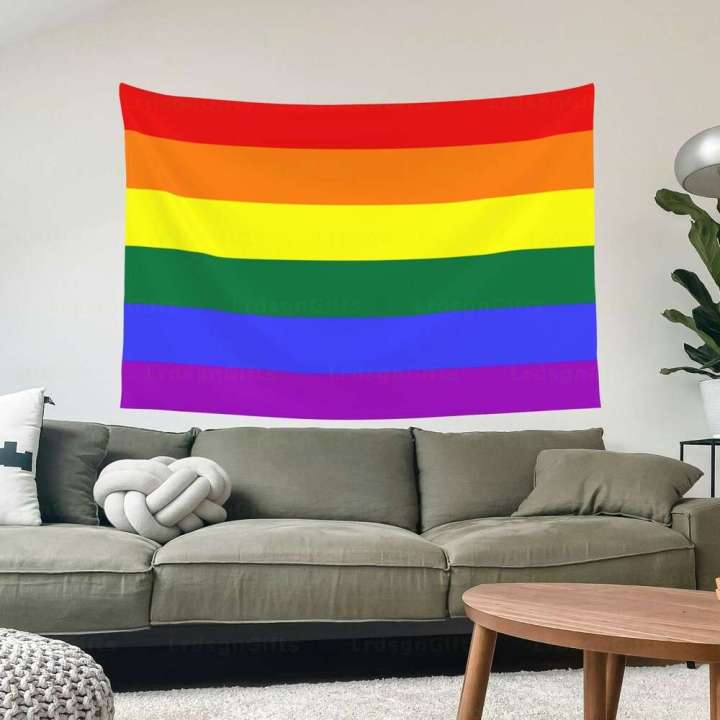 ภูมิใจพรมธงสายรุ้ง LGBTQ + Flag Candle ของขวัญ LGBTQ ของขวัญเกย์ภูมิใจ ...