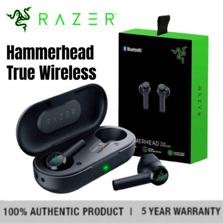 Razer Hammerhead True Wireless Bluetooth Earphones Auto-Pairing Earbuds ...