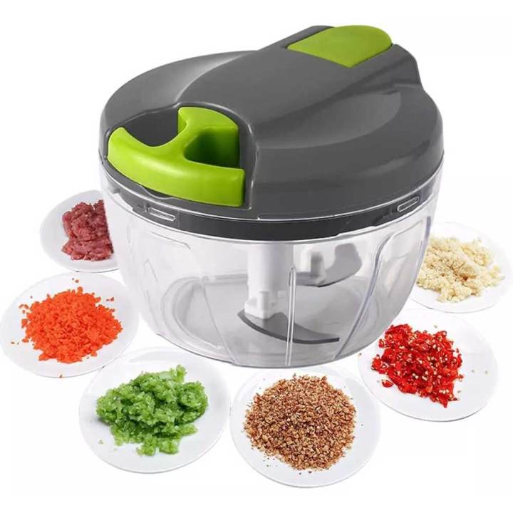 【Mookis】Manual Food Chopper Pull String Pull and Chop,Hand Food ...