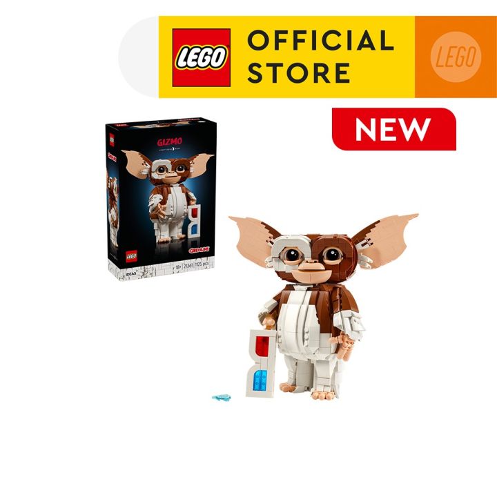 LEGO Ideas 21361 Gremlins: Gizmo Posable Figure (1125 pieces), Building ...