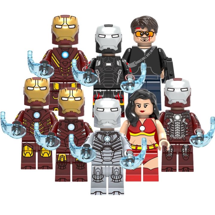 Iron Super Heroes Figures Man Dance Girl MK 6 Tony Obadiah Stane ...