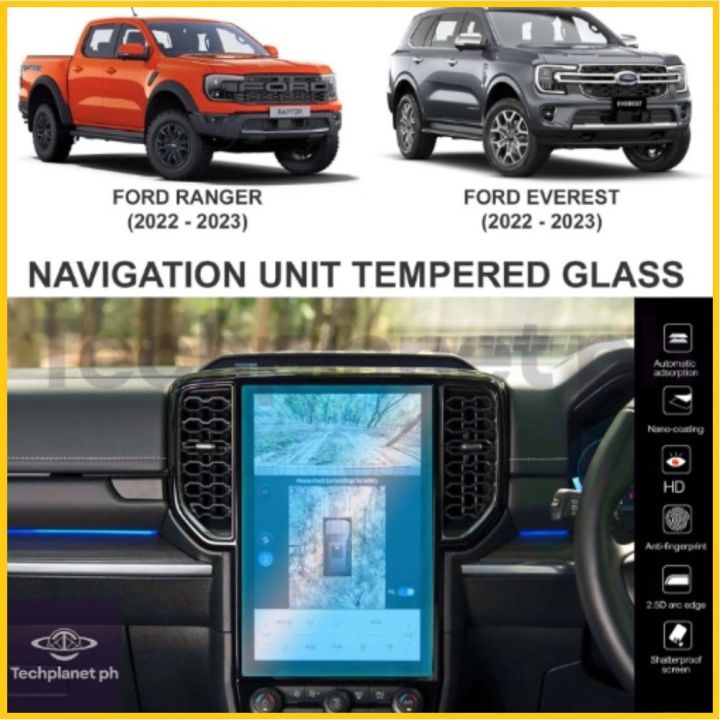 Tempered Glass Screen Protector for Next Gen Ford Ranger Raptor Everest ...