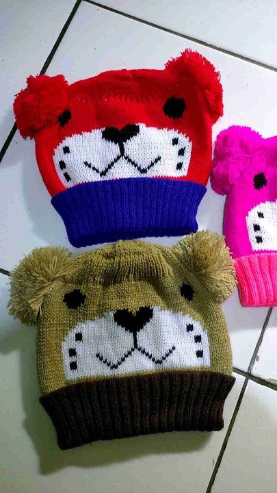 KUPLUK ANAK LION FREE BORDIR NAMA KUPLUK ANAK MURAH KUPLUK POM POM LION ...