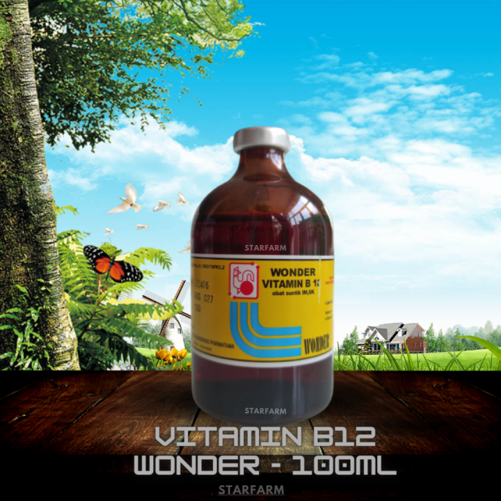 Vitamin B12 Wonder 100ml - obat hewan star farm | Lazada Indonesia