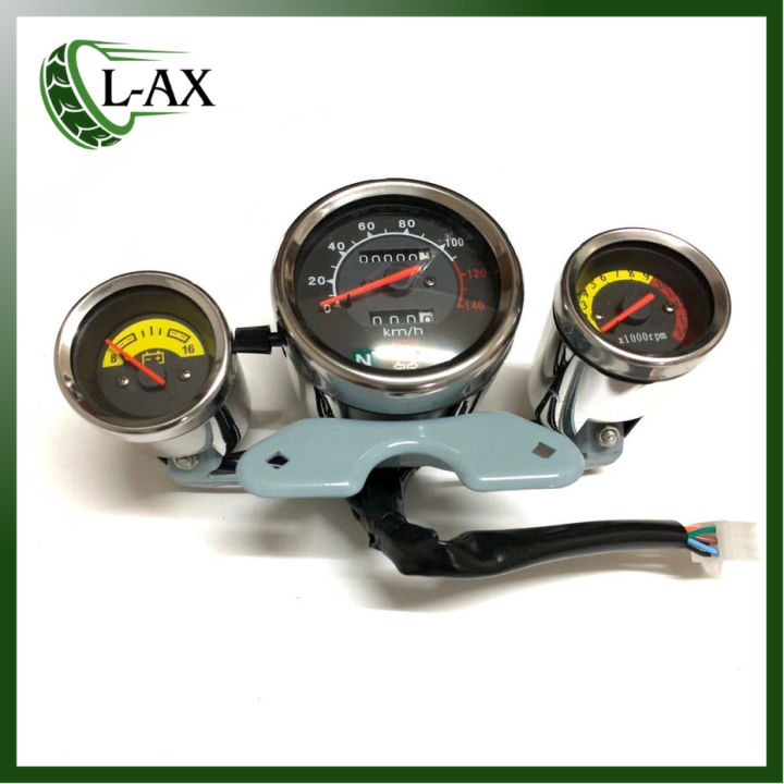 3 in 1 BIG SPEEDOMETER GAUGE UNIVERSAL MOTORCYCLE COD L-AX | Lazada PH