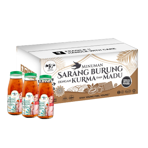 FG Walet Bird's Nest Drink Kurma with Honey 180ml | Lazada