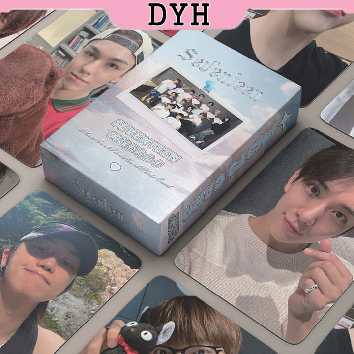 50pcs/box Seventeen Photocards Laser Card Wonwoo JUN The8 Album Lomo Cards Kpop Postcards | Lazada