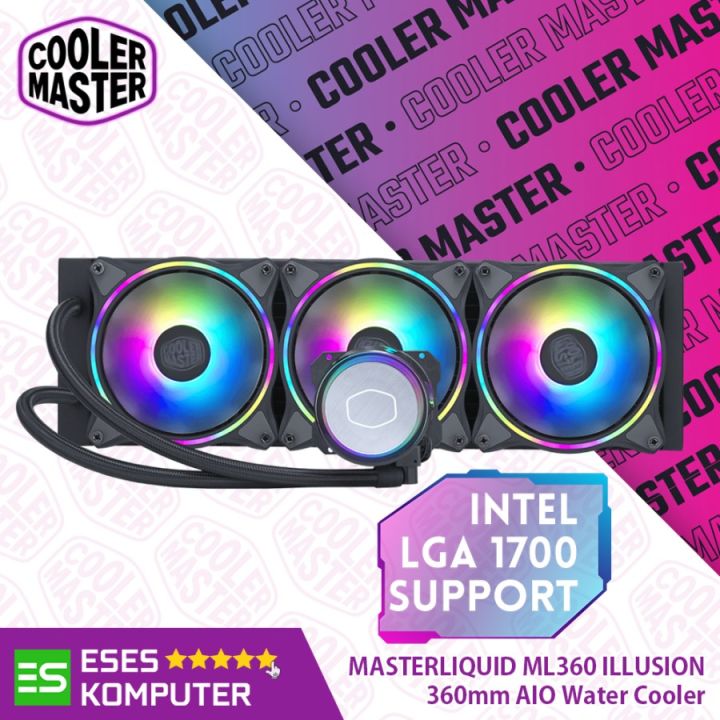 Cooler Master MASTERLIQUID ML360 ILLUSION | AIO 360mm Water Cooler ...