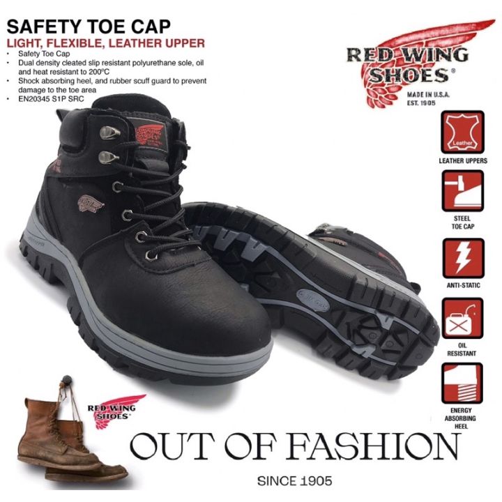 [Shop Malaysia] red wing shoes sport adventure hiking safety boots red ...