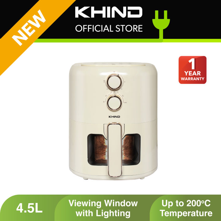 KHIND 4.5L Air Fryer ARF45W | Lazada