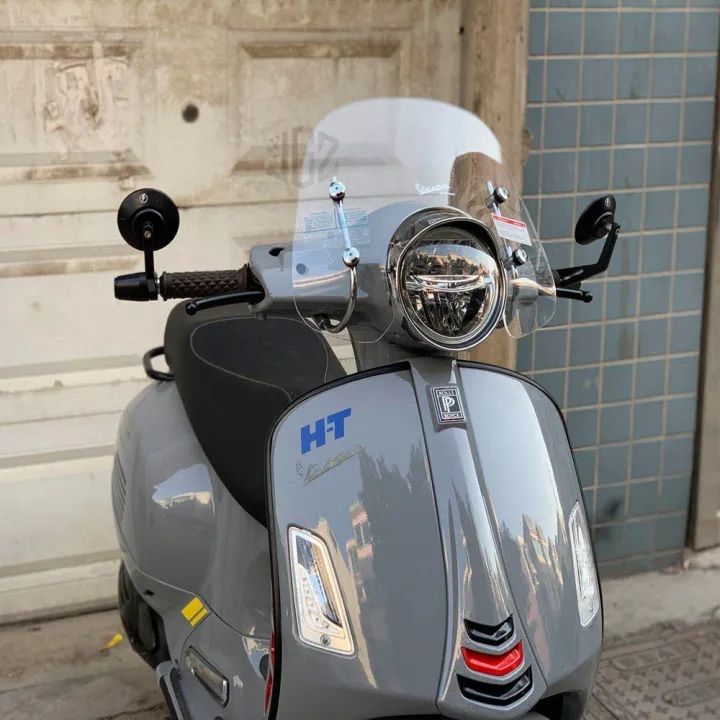 for VESPA GTS 300 250 Windshield Scooter Air Deflector Windscreen ...
