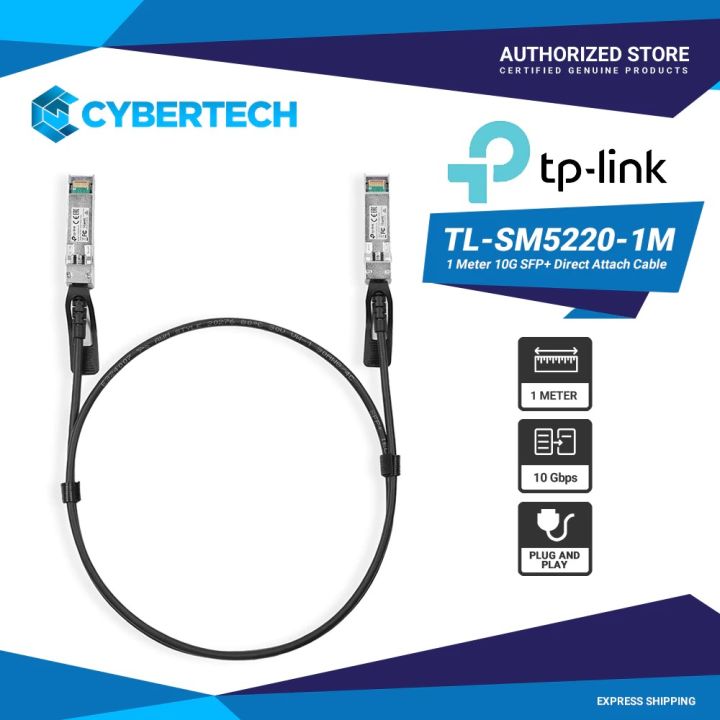 TP-Link TL-SM5220-1M 1 Meter 10G SFP+ Direct Attach Cable | Lazada PH