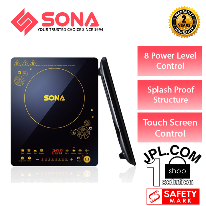 SONA 2100W Slim Ceramic Induction Cooker SIC 8611 | Lazada Singapore