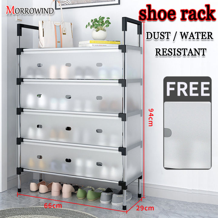 6 Layer Shoe Rack/ Tier Stainless Steel Stackable Shoe Rack Organizer ...