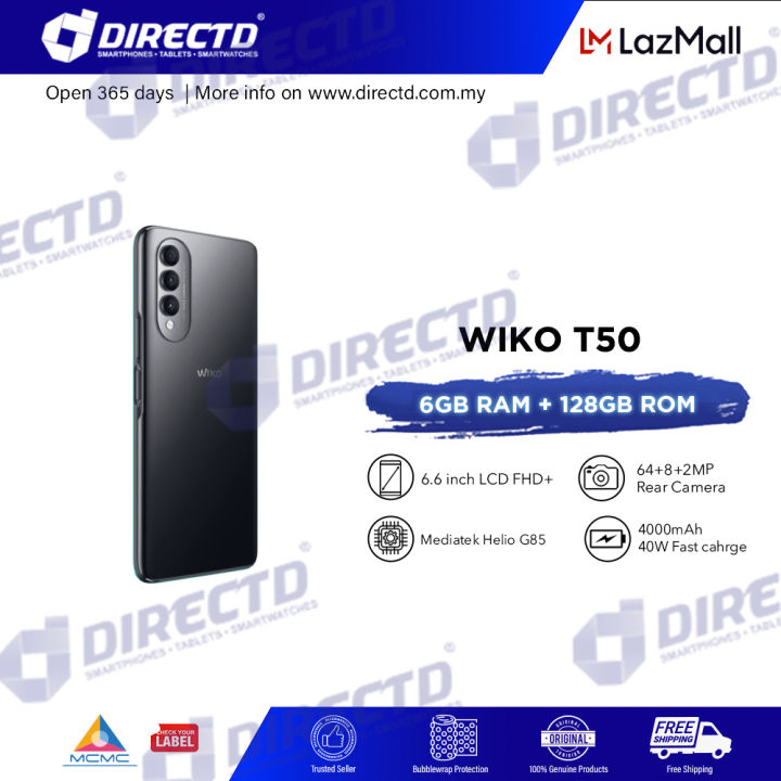 [READY STOCK] WIKO T50 [6GB RAM | 128GB ROM], Original 1 Year Warranty By Wiko Malaysia!! | Lazada