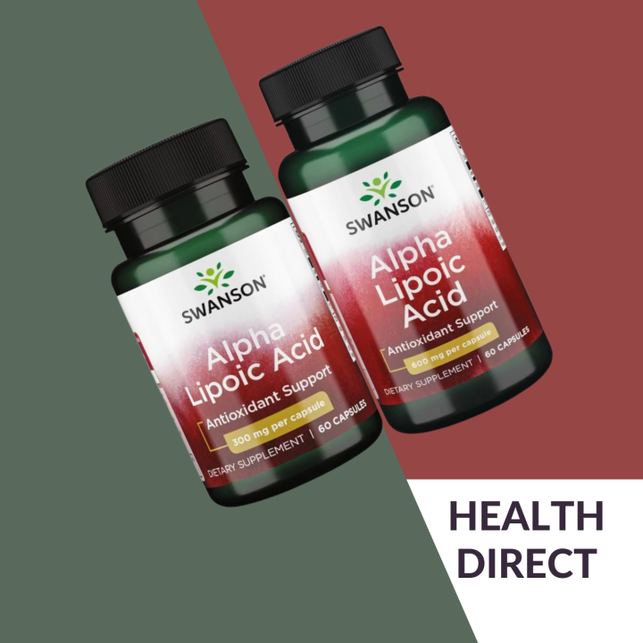 Swanson Ultra Alpha Lipoic Acid 600 MG 300mg 60 Capsule 120 Capsules ...