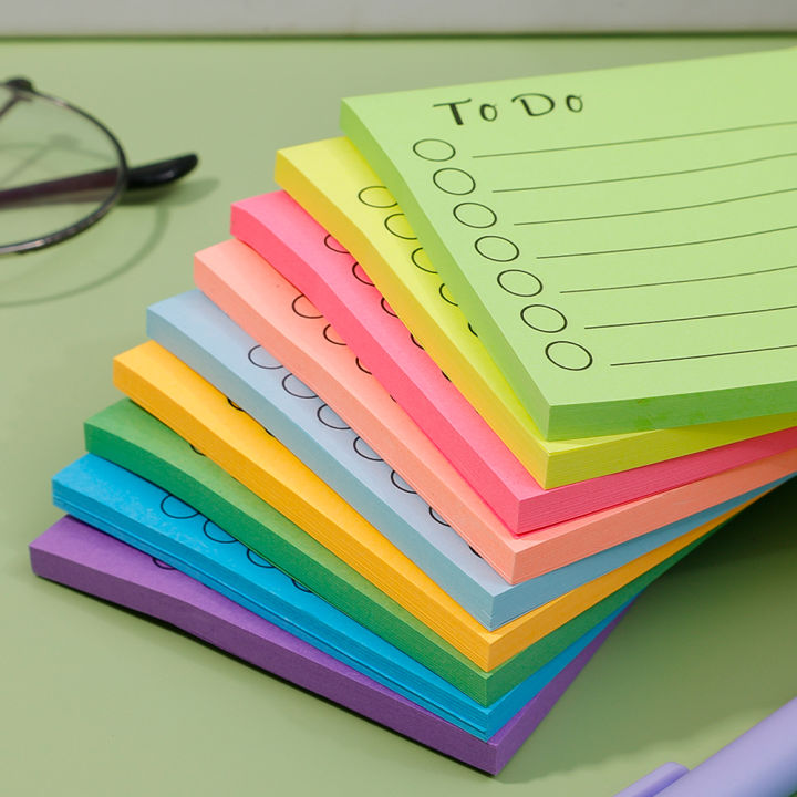 50 Sheets To Do List Sticky Notes Multicolors Sticky Notes Portable ...