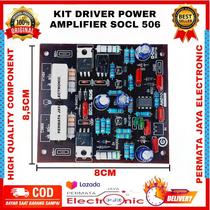 KIT DRIVER Amplifier SOCL 506 500W PCB BIASA | Lazada Indonesia