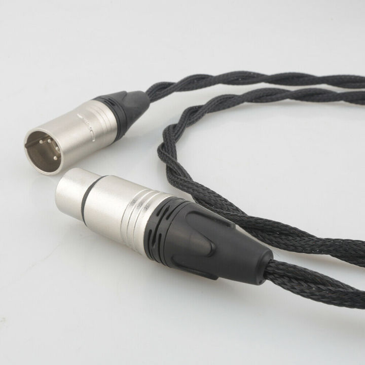 HiFi 4Pin XLR (Balance) Male to 4-Pin XLR (Balance) Female Headphone ...