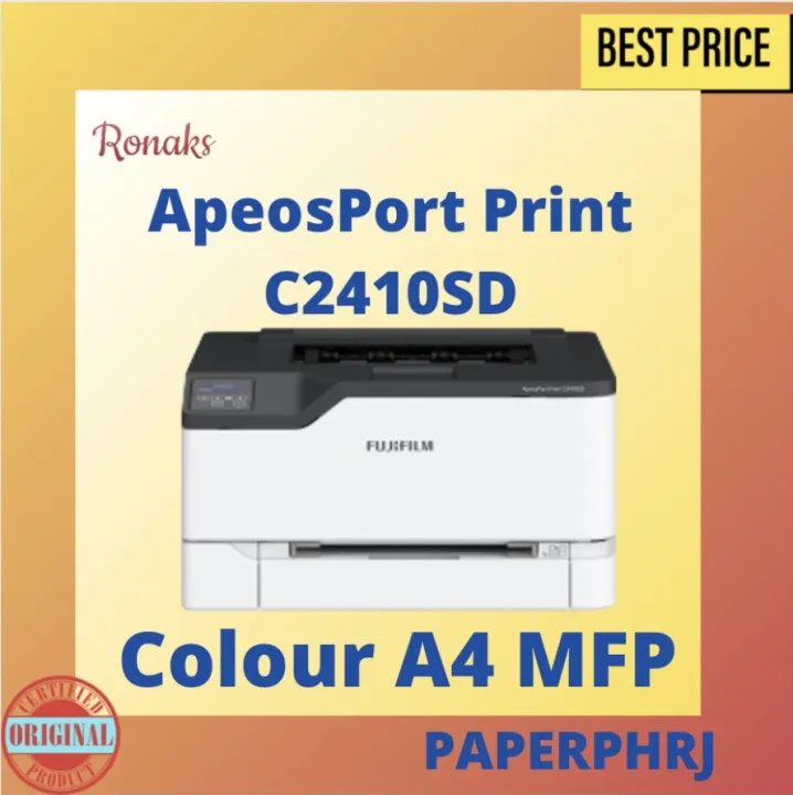 Fujifilm ApeosPort Print C2410SD 2410 Laser Colour A4 MFP Printer ...