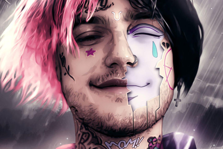 โปสเตอร์ Lil Peep ลิล พีพ Rapper แร็พเปอร์ Hip Hop ฮิปฮอป Music Poster ...