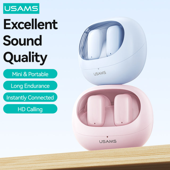 USAMS Wireless Earbuds TWS Bluetooth Earphone High definition sound ...