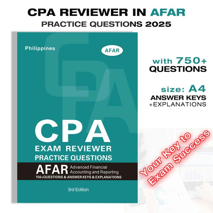 2026 CPA Reviewer In AFAR Practice 750+Questions Advanced Financial ...