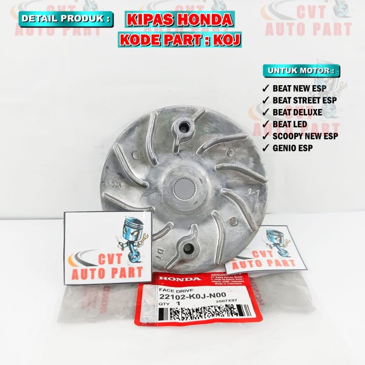 Kipas rumah roller Honda Genio, Beat New Esp, Beat Deluxe, Scoopy New Esp 2020-2022 Kode Part ...