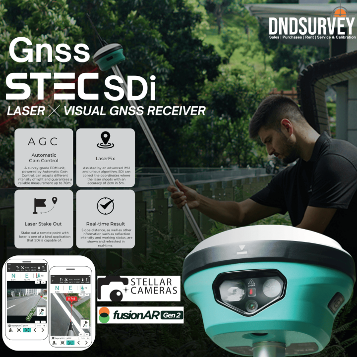 Gps Rtk Stec Sdi untuk Survei dengan Fitur Laser Gnss Receiver | Lazada ...