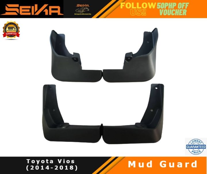Toyota Vios mud guard, 2014, 2015, 2016, 2017, 2018 toyota vios Gen3 ...