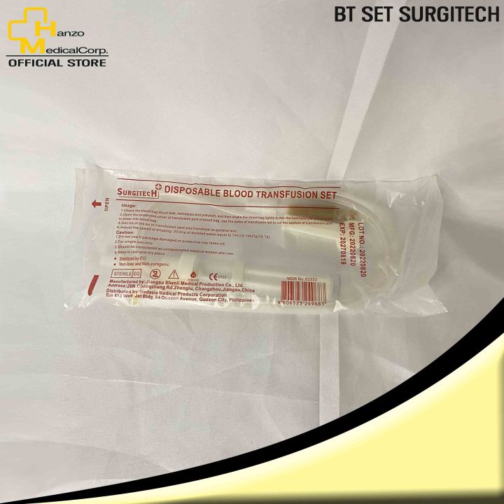 SURGITECH BLOOD TRANSFUSION SET ( BT SET) | Lazada PH