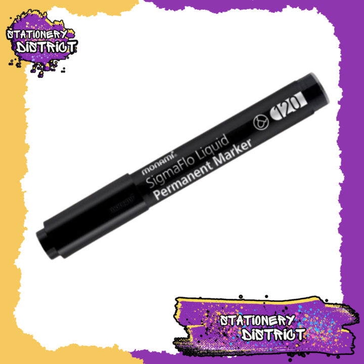 Monami SigmaFlo Liquid Permanent Marker 120 | Lazada PH