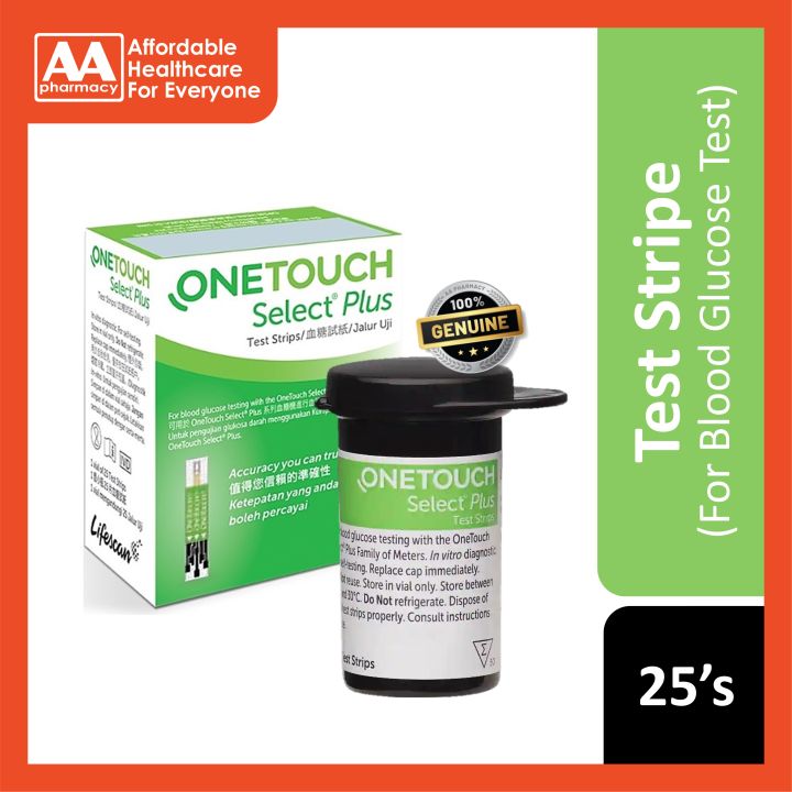One Touch Select Plus Simple Strip 25's | Lazada