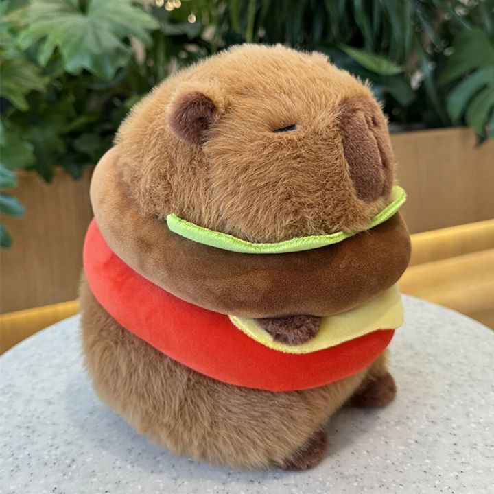 Cartoon Capybara Dolls Soft Cute Capybara Animals Toy Creative Capybara ...