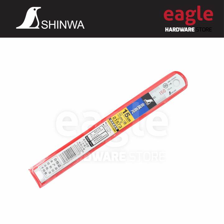 Shinwa 21573 150mm Stainless Steel Ruler | Lazada