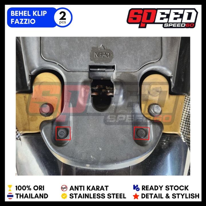 Behel Klip Yamaha Fazzio Baut Probolt Thailand Stainless King Nut ...