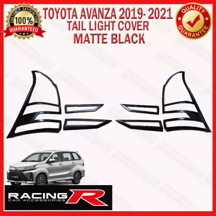Toyota Avanza 2019 to 2021 Tail Light Garnish Cover Matte Black 2020 ...
