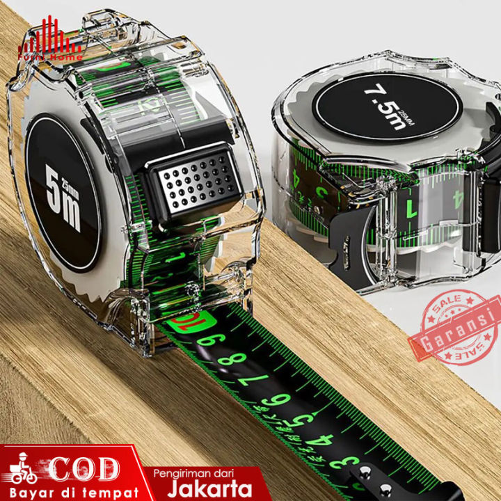 Transparan Meteran Gulung/Meteran Tukang Alat/Pertukangan Transparan ...