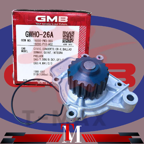 100% ORIGINAL GMB HONDA CIVIC SH4 SR4 1.6 SOHC (NA/ NON-VTEC) WATER ...