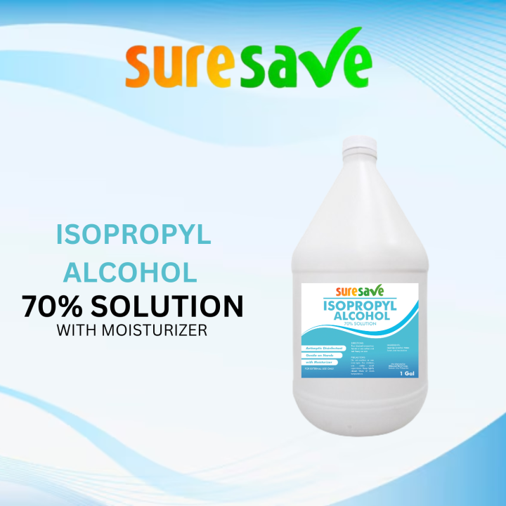 SURESAVE ISOPROPHYL ALCOHOL 70% SOLUTION ANTISEPTIC DISINFECTANT THAT ...