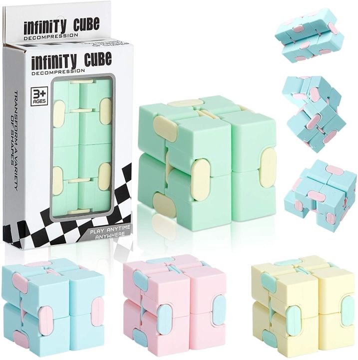 Wonderful Toys Magic Fidget Cube Infinite Cube Toy Sensory Stress ...