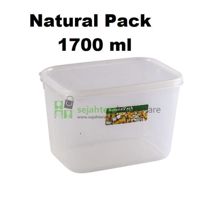 Komet Tempat Makan 1700 ml Natural Pack | Lazada Indonesia