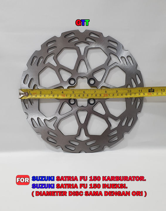 DISC CAKRAM DEPAN DIAMETER UKURAN ORIGINAL SATRIA FU150 | Lazada Indonesia